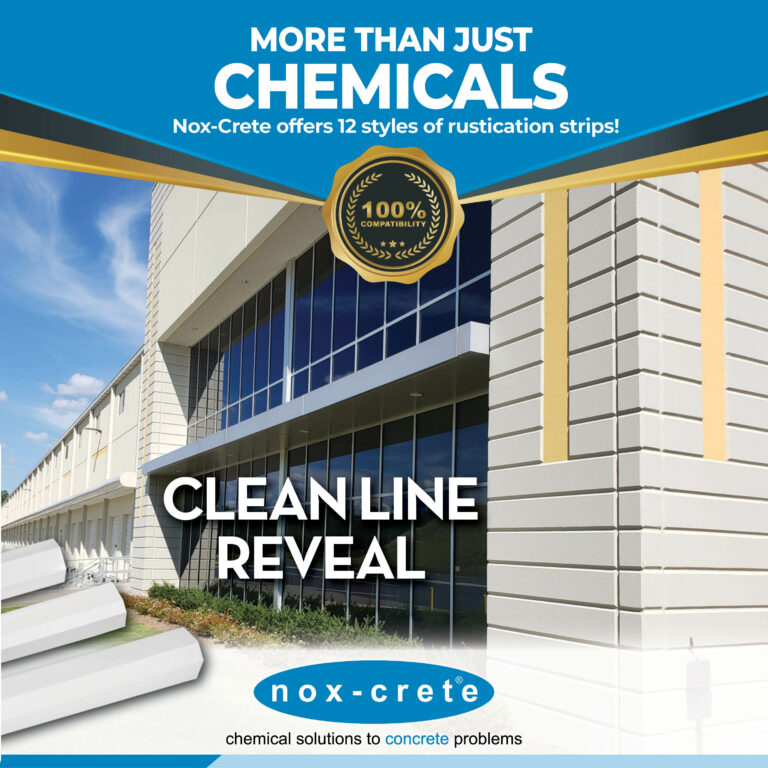 Clean Line Reveal rustication strips for tilt-up and precast designs ...