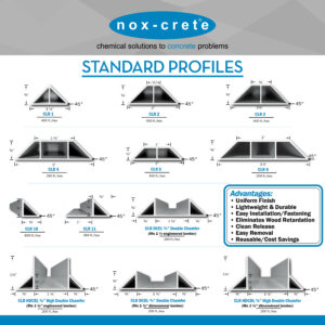 Clean Line Reveal rustication strips for tilt-up and precast designs ...