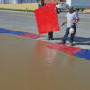 Hydraulic cement Hydroplug repairs leaking underwater concrete