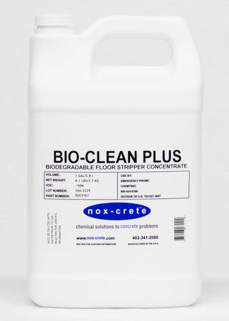Bio-Clean Plus jug - Nox-Crete Products Group