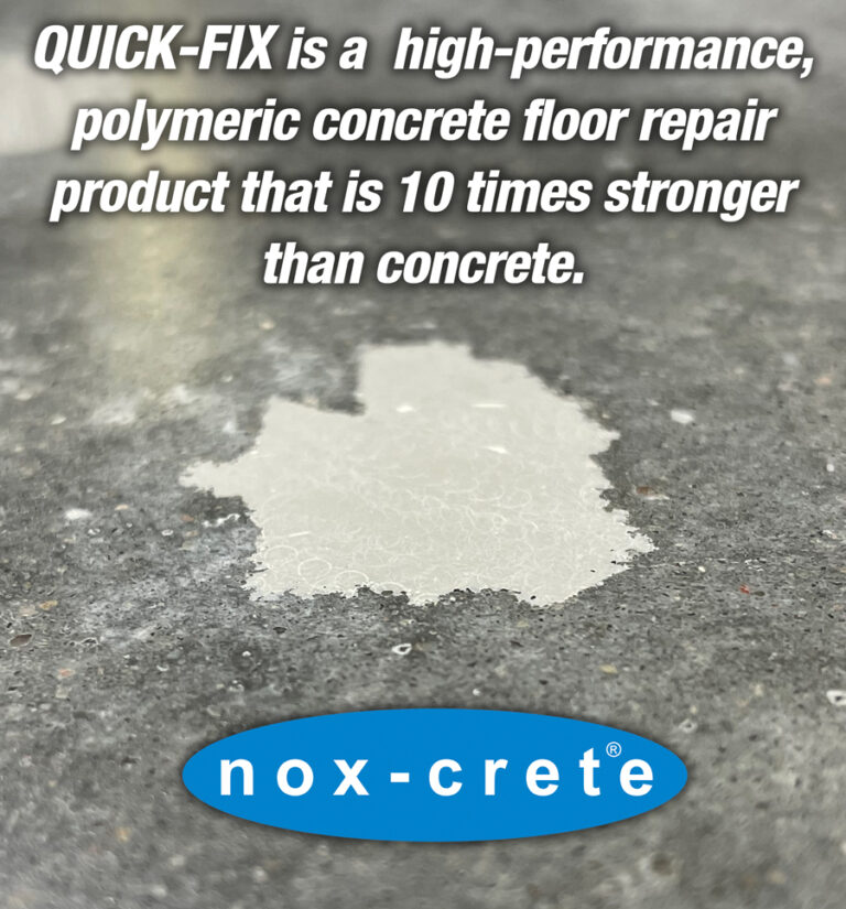 High Strength, fast-setting, polyurea based, concrete floor surface repair
