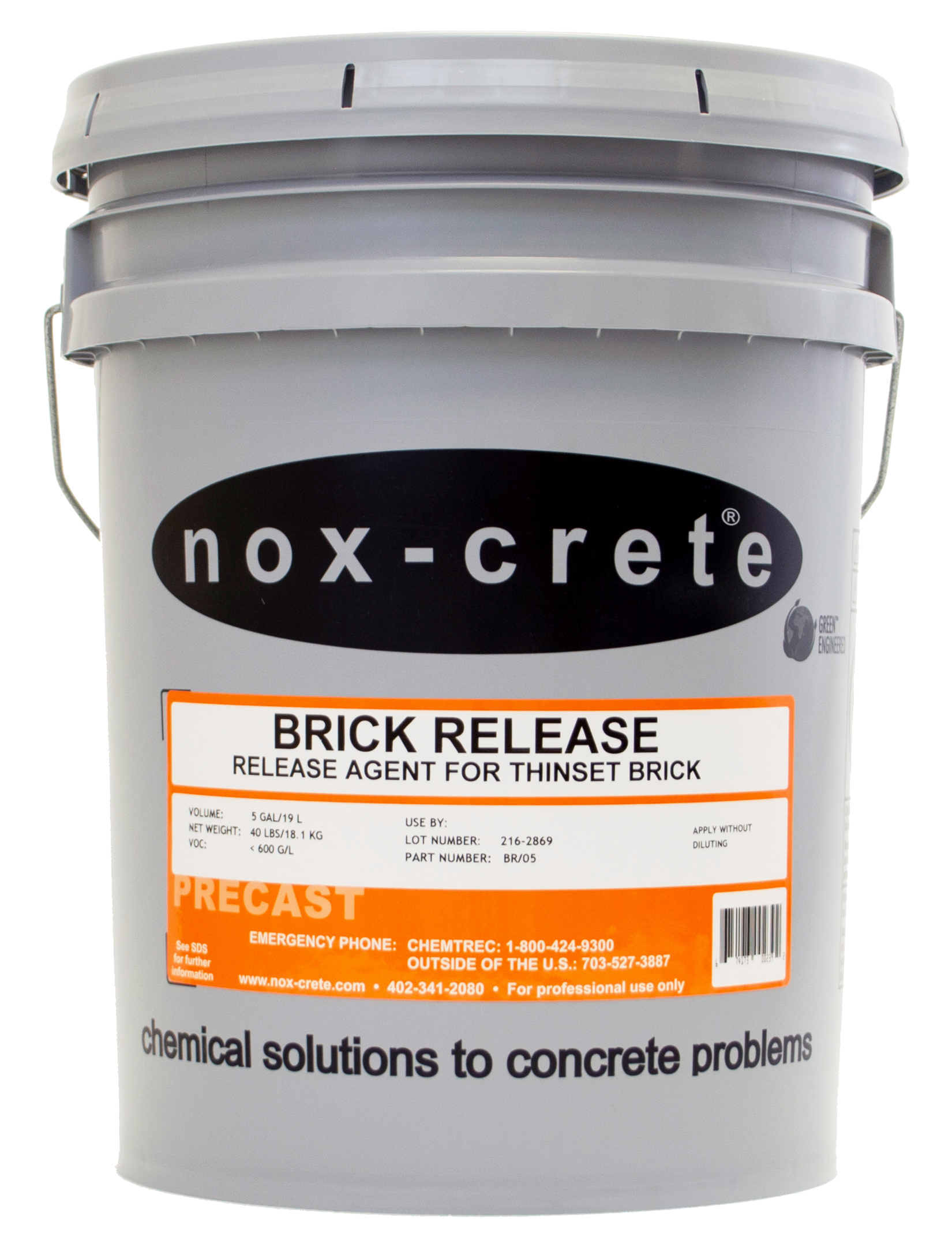 Clay Fired Brick Form Release Agent Brick Release by Nox-Crete