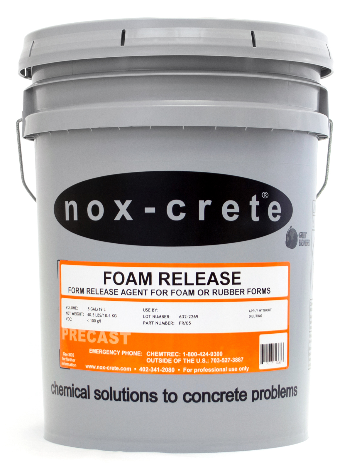 EPS foam form release agent Foam Release by Nox-Crete