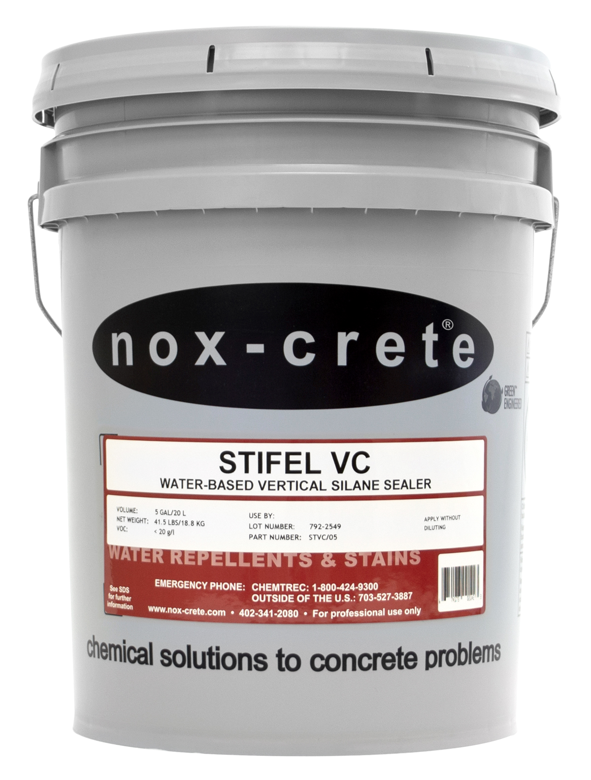 Silane sealer for vertical concrete Stifel VC for brick and concrete ...