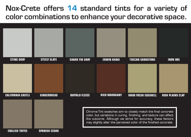 Chroma-Tint - Nox-Crete Products Group